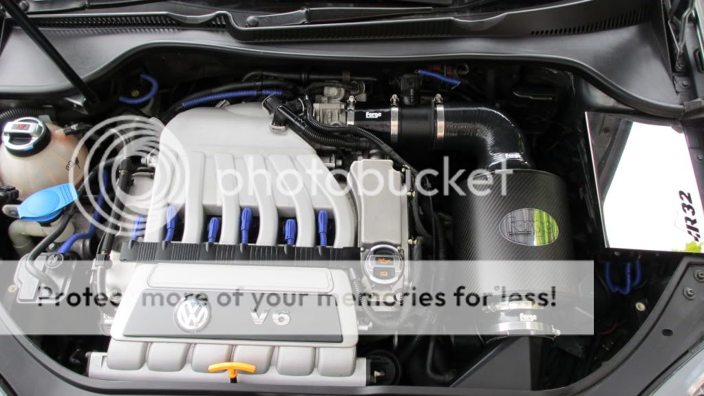 fitted forge induction kit, then engine detailed. | VW Golf R32 Forum